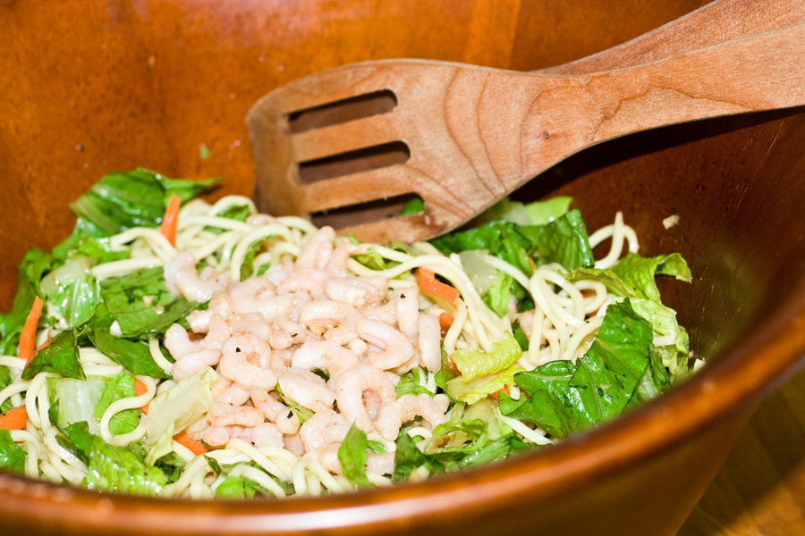'Round the Chuckbox: Pancit canton shrimp salad and potlucks