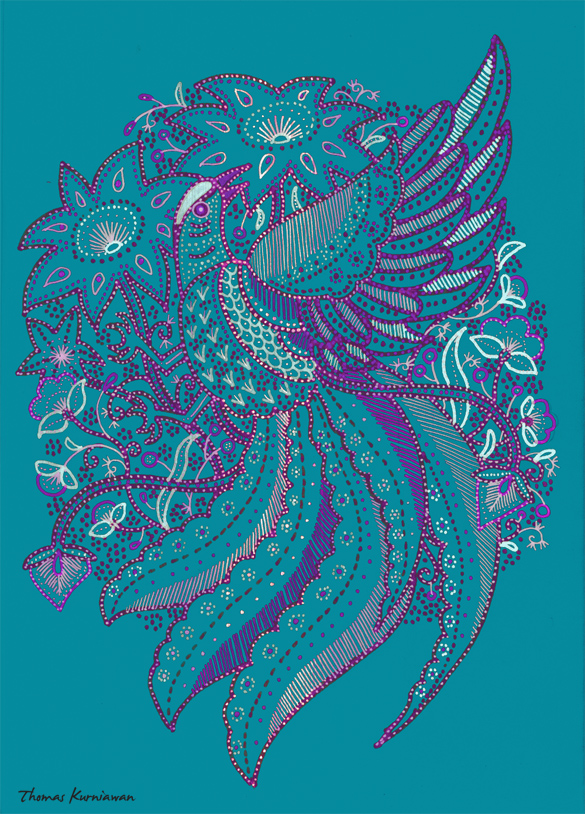 Thomas Kurniawan's Portfolio: Batik Design : Bird