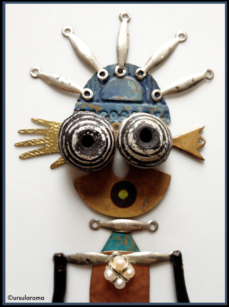 Found Objects + Recycled Constructions: Faces