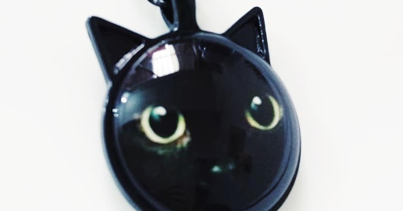 Cadena Gato Negro - Cristal ojo gato - La Tienda Gatuna | Artículos ...