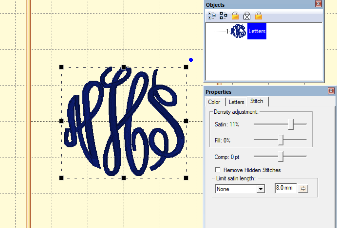 With Glittering Eyes: Monogrammed Straw Hat