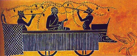 APASIONADOS DEL IMPERIO ROMANO: TESPIS, EL PRIMER ACTOR DE LA HISTORIA