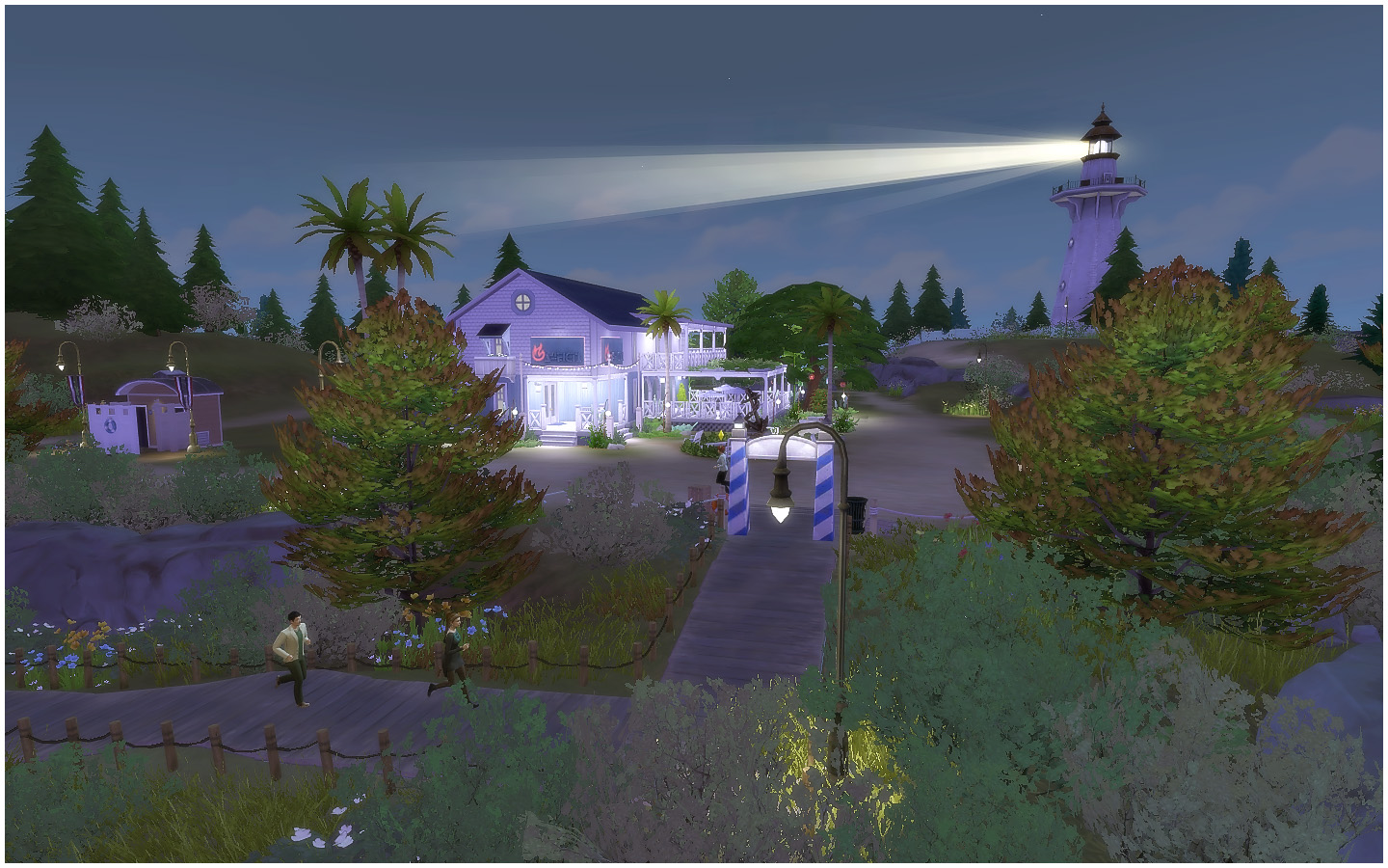 Island Lighthouse - Nightclub - The Sims 4 - Via Sims