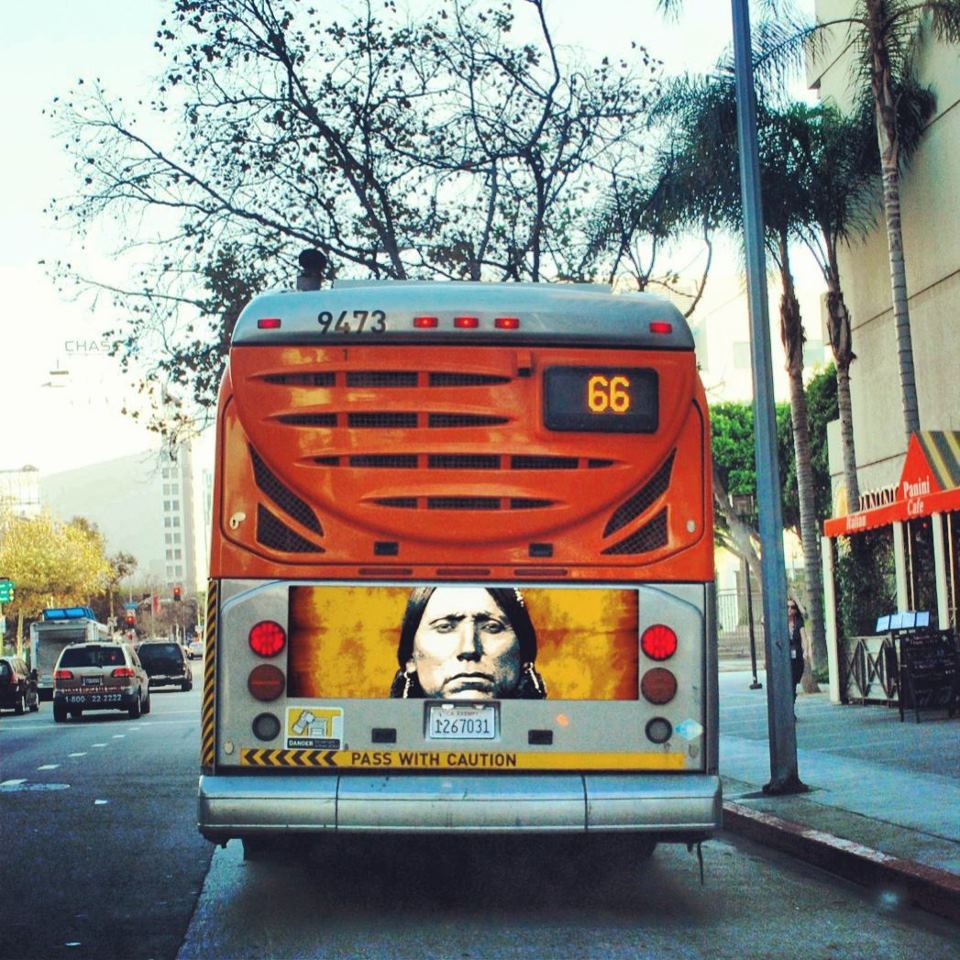 White Wolf : Native American Street Artist Honors the Strength of ...