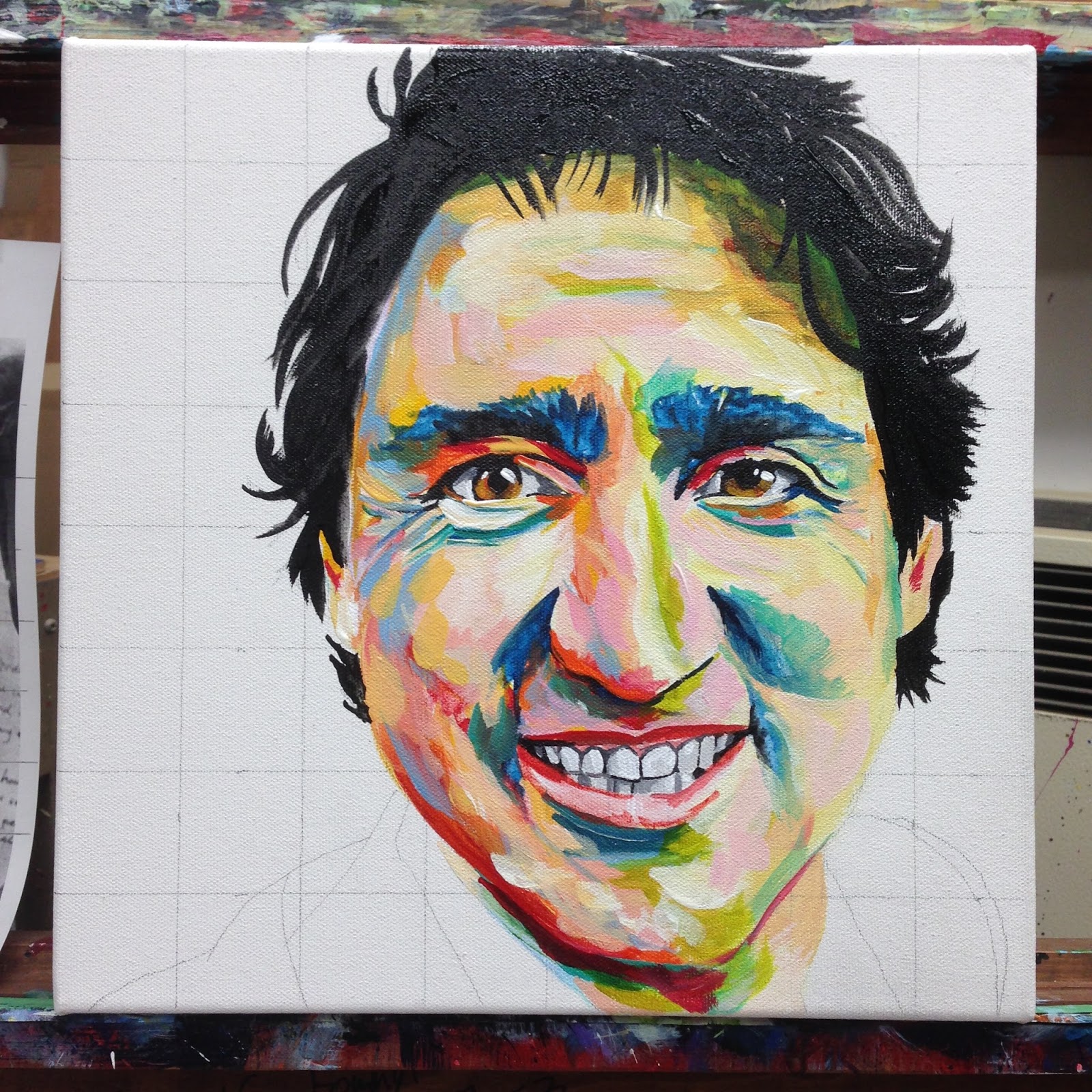 Painting Mr. Trudeau