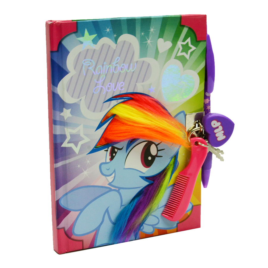 Brushable Rainbow Dash Diary and Notebook in Australia | MLP Merch