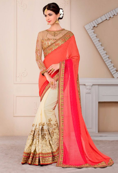 7 Contoh Model Baju Sari India Asli Terbaru 2016