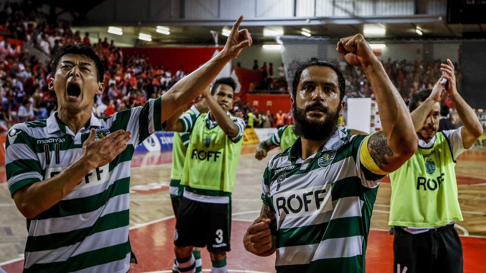 A vitória do Sporting no Campeonato Nacional de Futsal