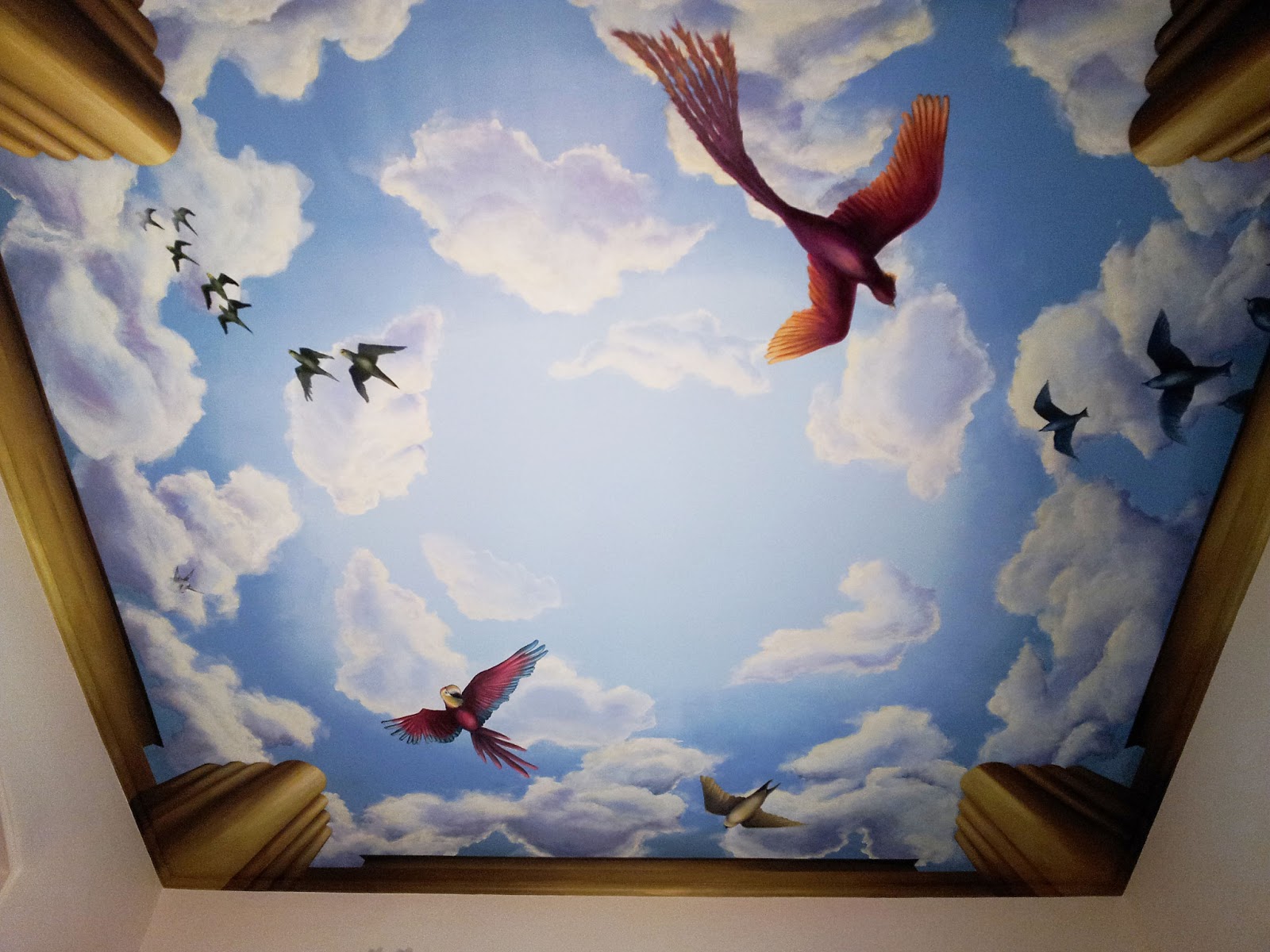 Star Murals Ceiling at Kevin House blog