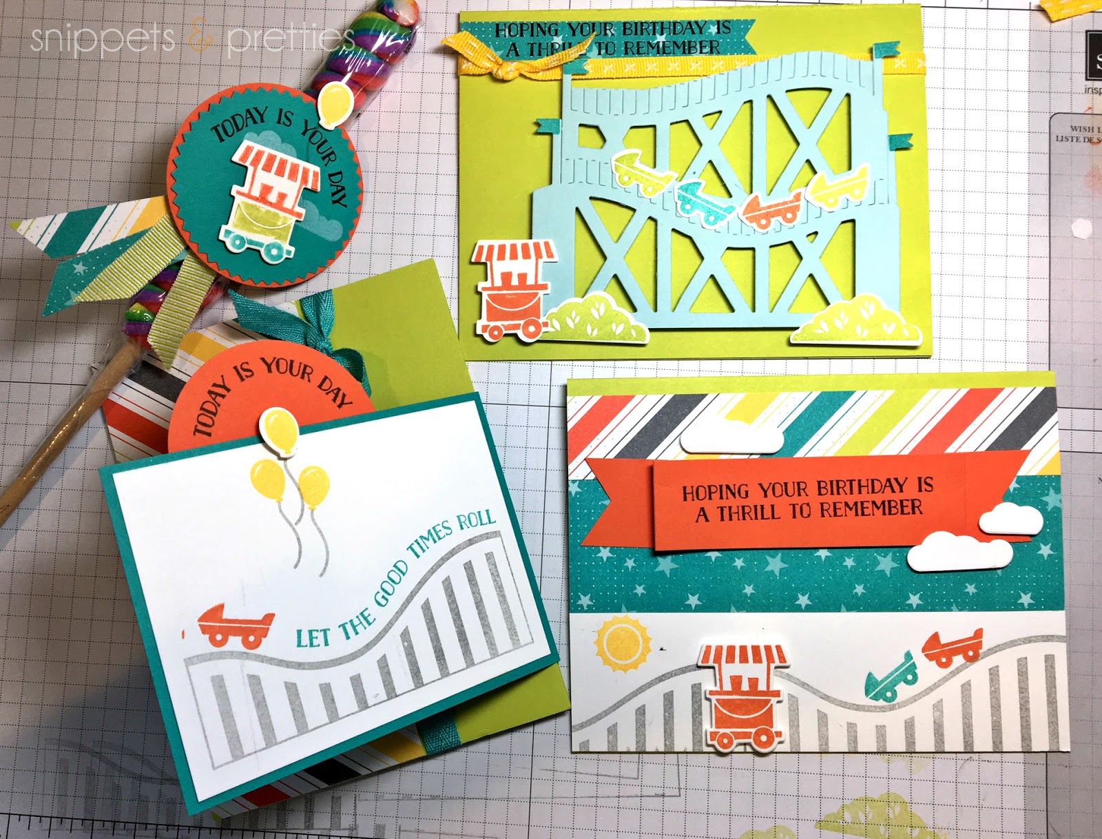 Snippets and Pretties: Let the Good Times Roll Cards