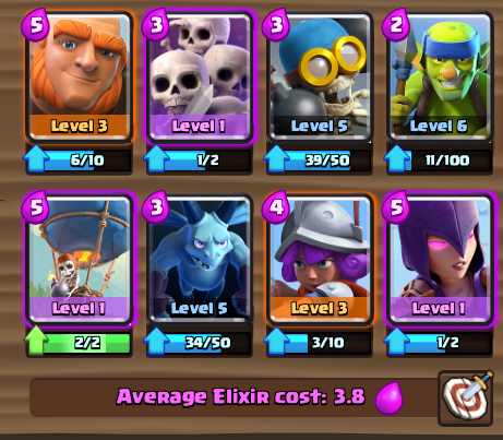 Blog Tentang Game Android: Deck Terbaik Dan Terkuat Clash Royal Arena 1 ...