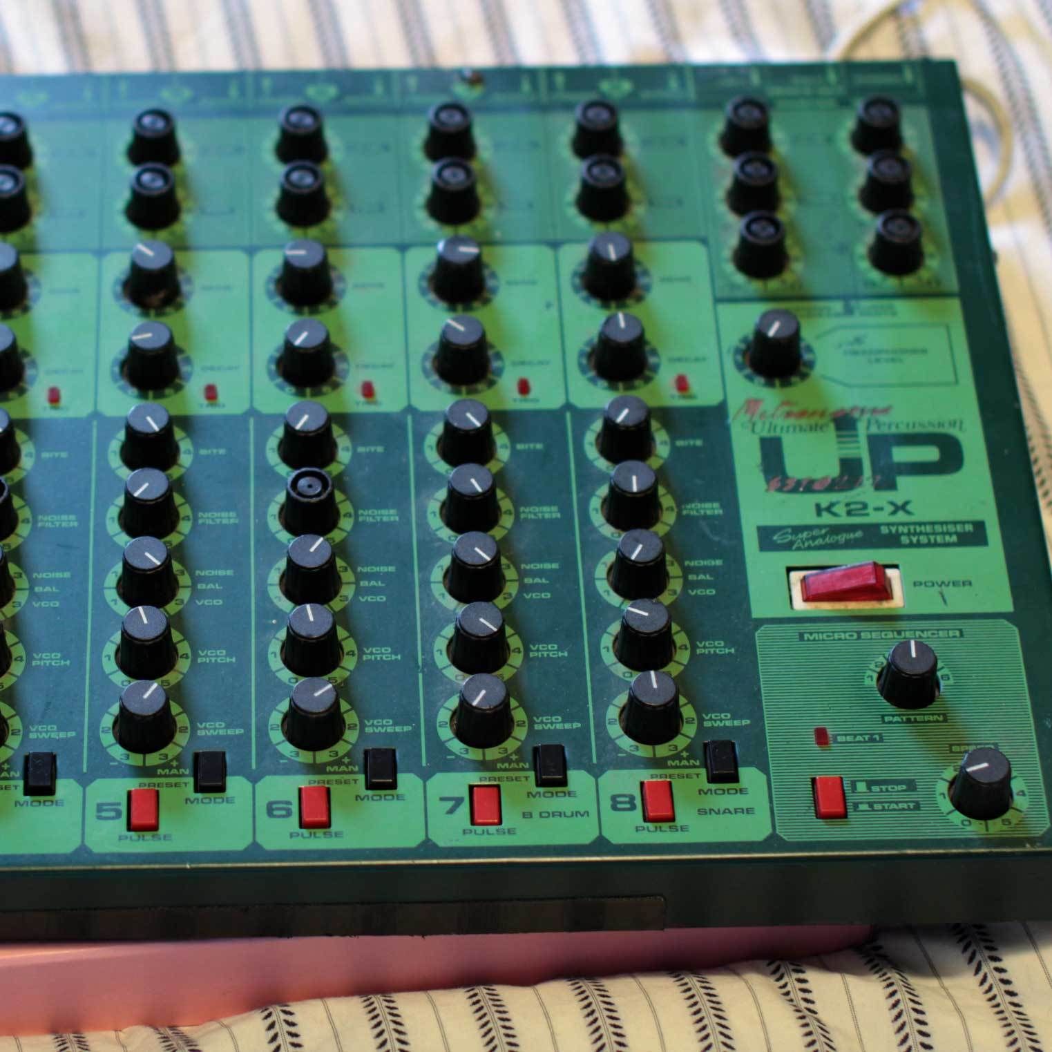 MATRIXSYNTH: Ultimate Percussion Green K2-X Analog Synthesizer System ...