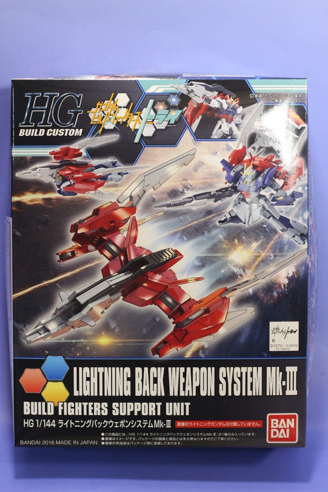 GUNDAM GUY: HGBF 1/144 Lightning Back Weapon System Mk-III - Runner ...