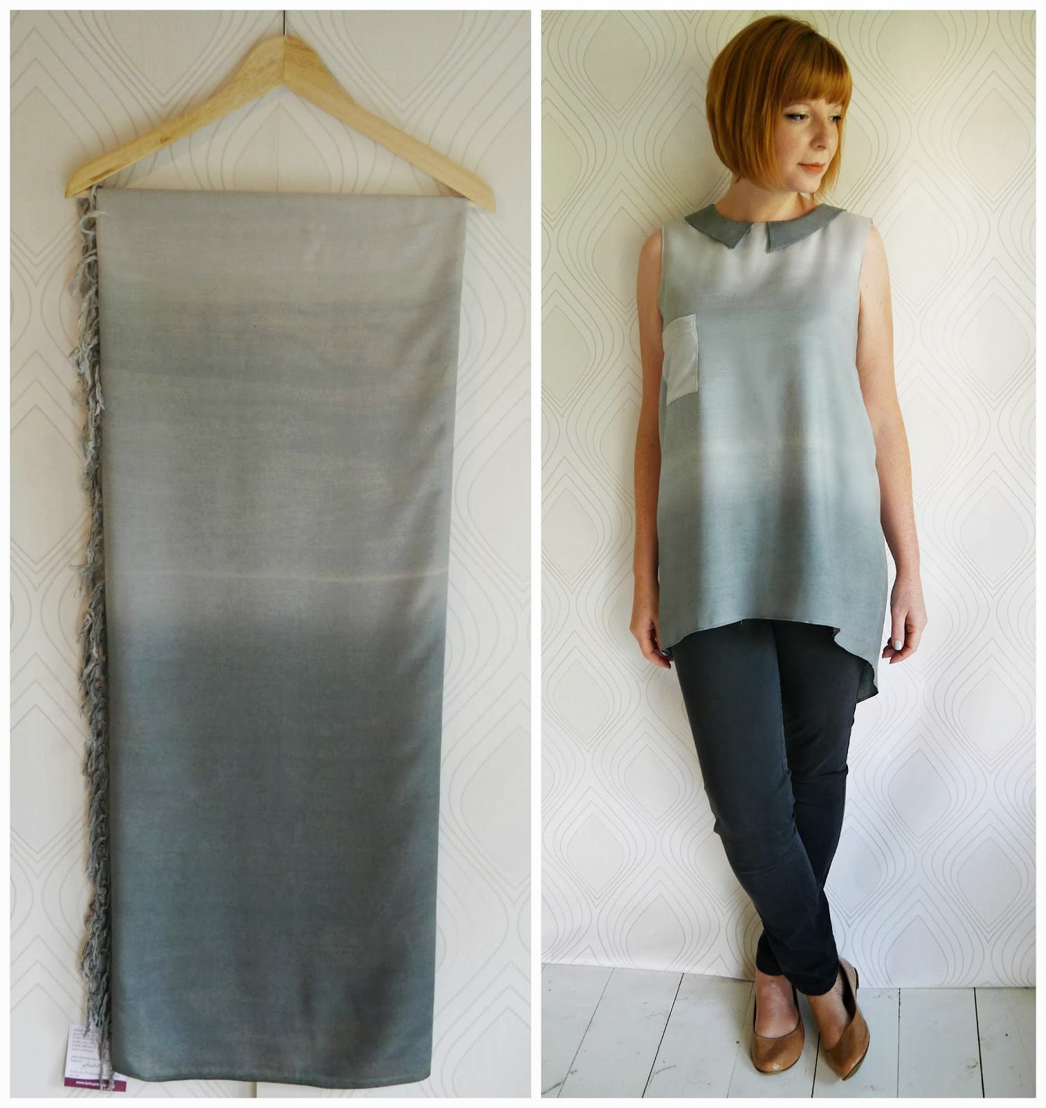 Refashion Co-op: Thrifted Sarong becomes.....