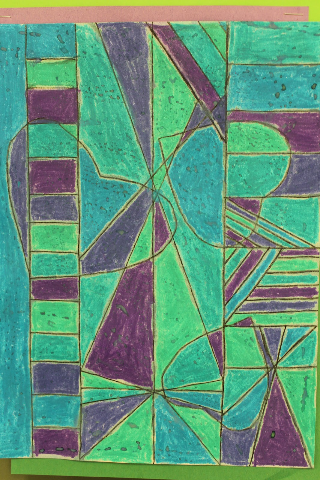 The Elemental Art Room: Cubist Hearts (Paul Klee)