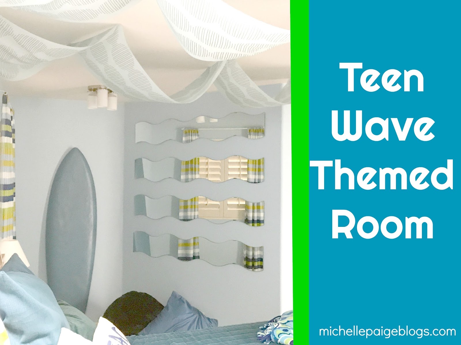 michelle paige blogs: Wave Themed Teen Bedroom