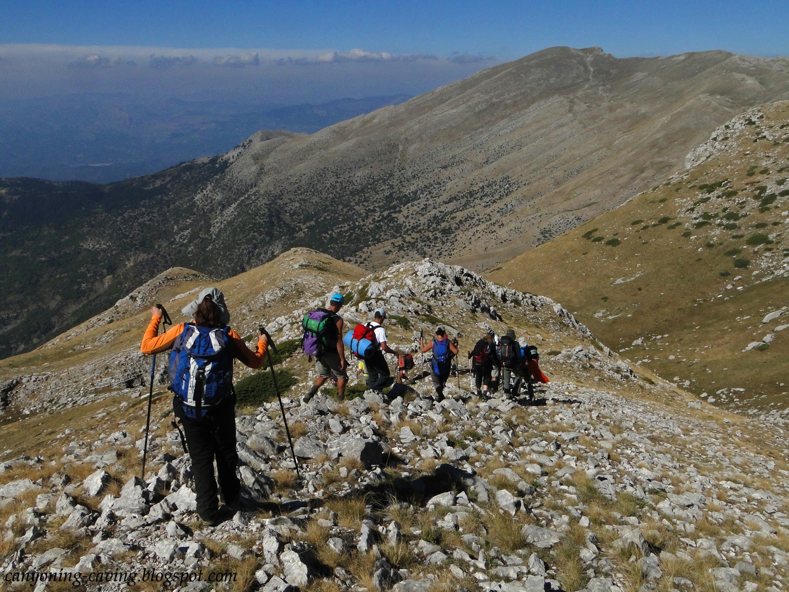 Canyoning - Caving: Καταφύγιο Αστράκας - κορυφή Αστράκας, Τύμφη