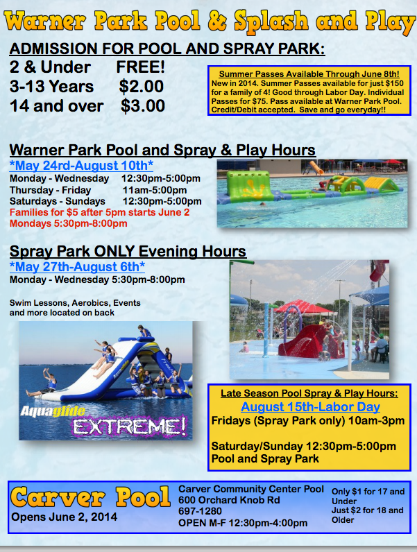 Play Chattanooga: Warner Park Pool and Spray Pad