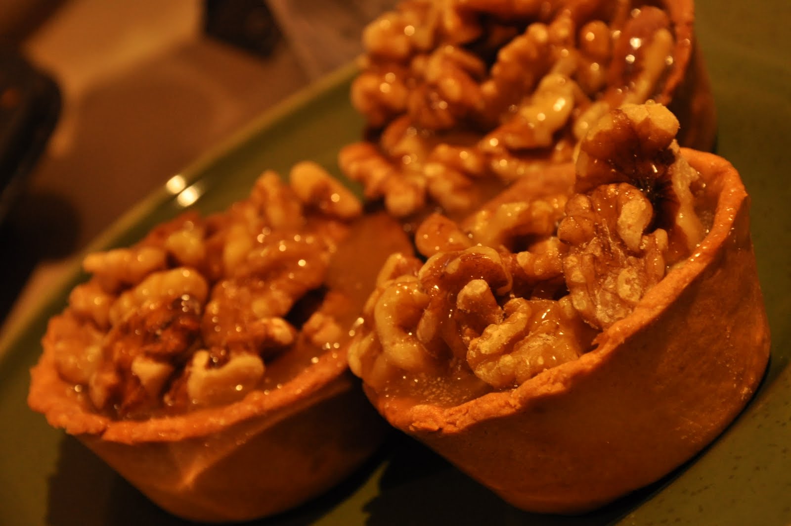 Tarts On Demand: Mini Caramel Walnut Tartlets