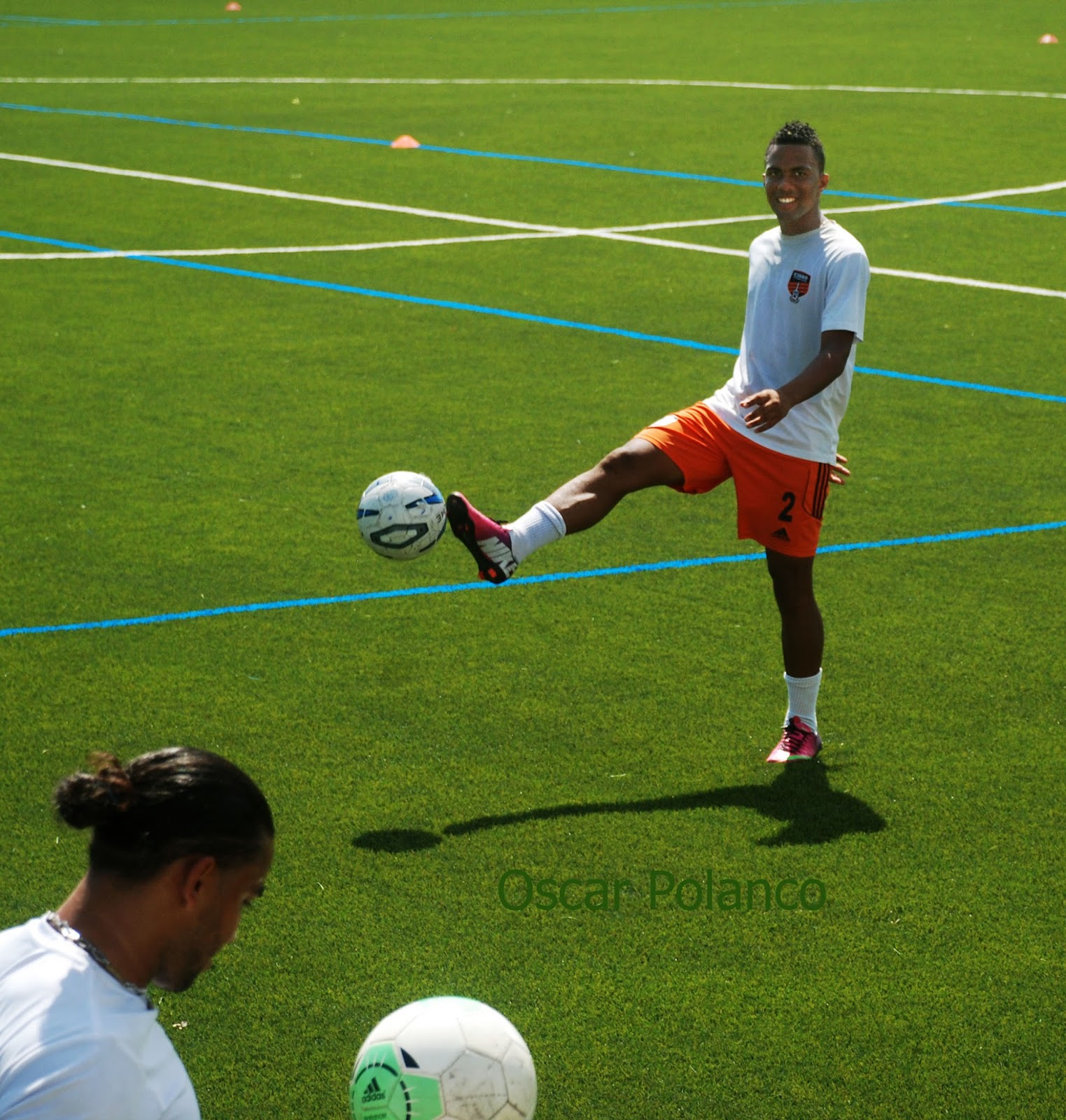 Oscar Polanco estuvo en los entrenamientos del Cibao FC, habló con el ...