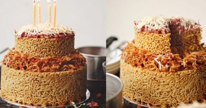 Kue Ulang Tahun Mie - Faktaholic