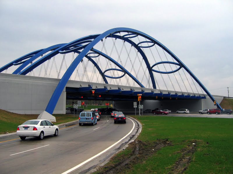 Bridge of the Week: Arch Bridges: I-94 Gateway Arch Bridges (1)