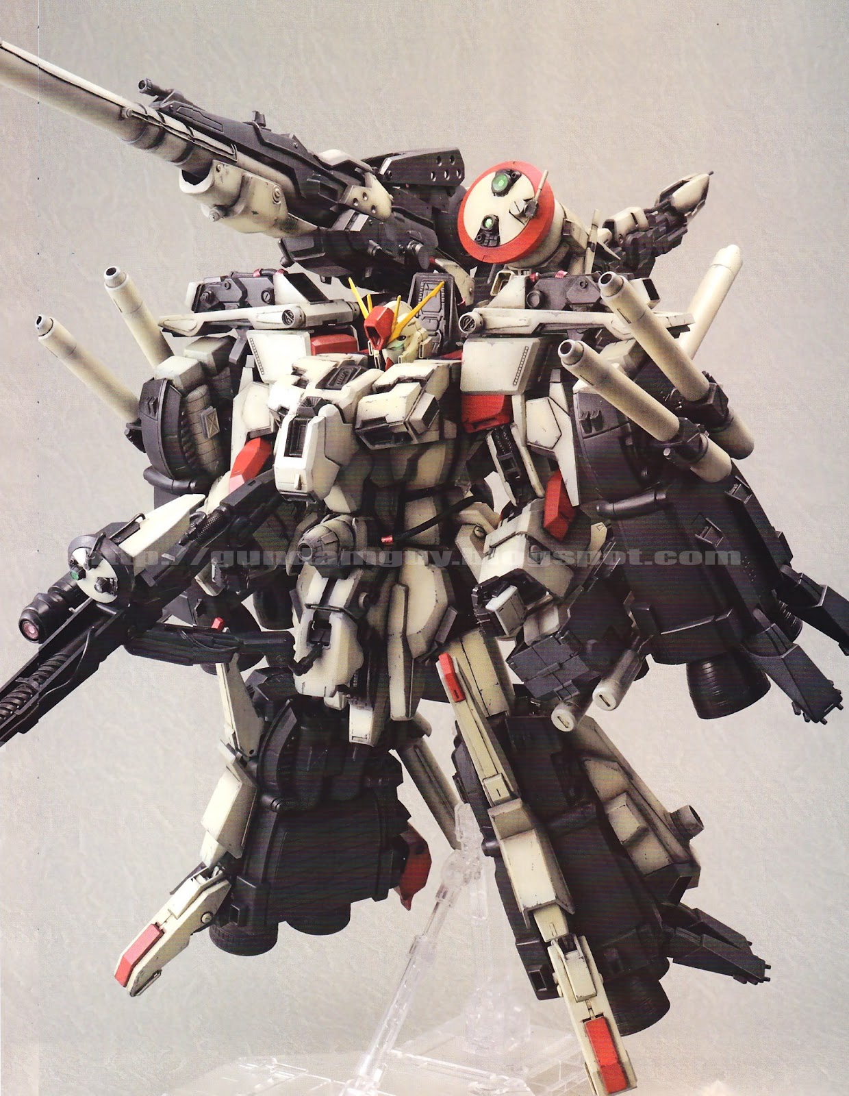 GUNDAM GUY: 1/100 FA-010-KmC FAZZ[JG] - Custom Build