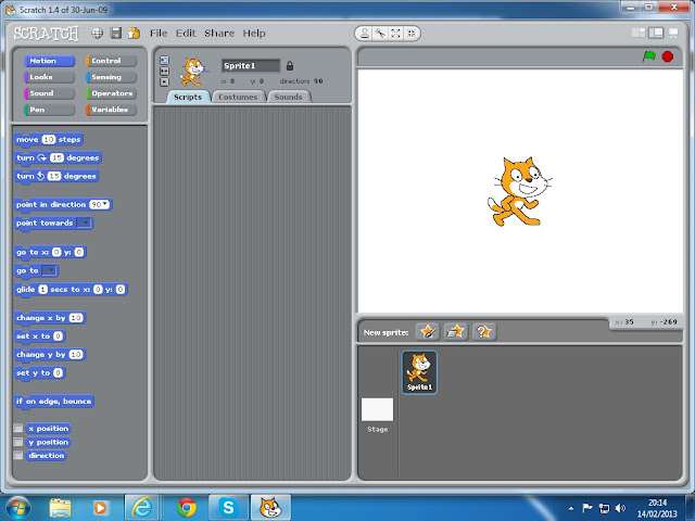 Using Scratch - A Free To Use Program that codes, without coding