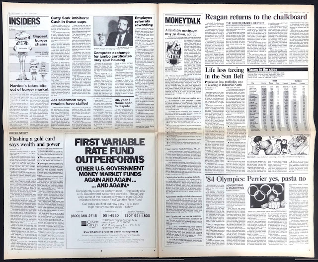Past Print: USA TODAY / September 15, 1982 / First issue