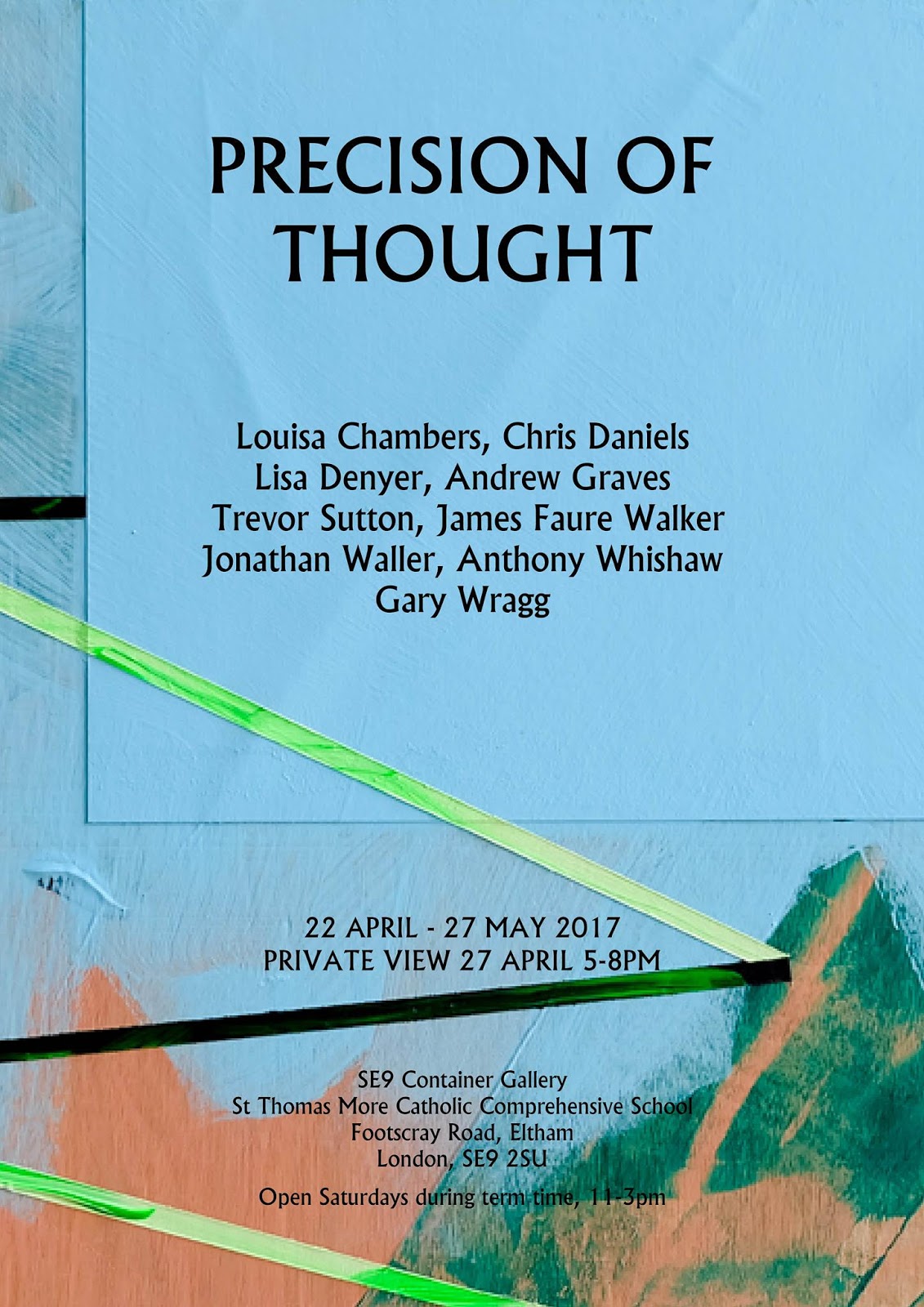 LOUISA CHAMBERS: Precision of Thought, SE9 Container Gallery, London