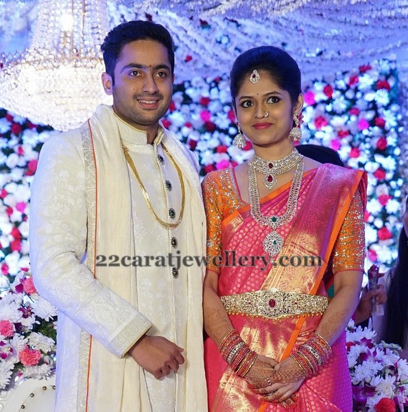 MP Jithender Reddy Daughter Engagement - Jewellery Designs