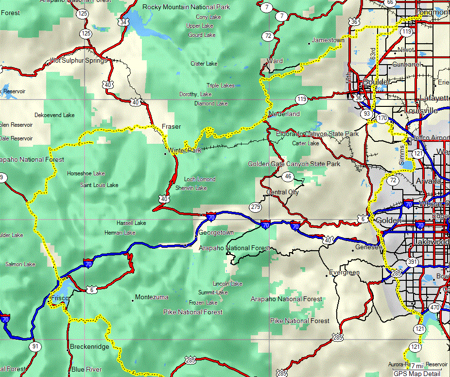 No hosing!: Colorado Trail loop - Overview