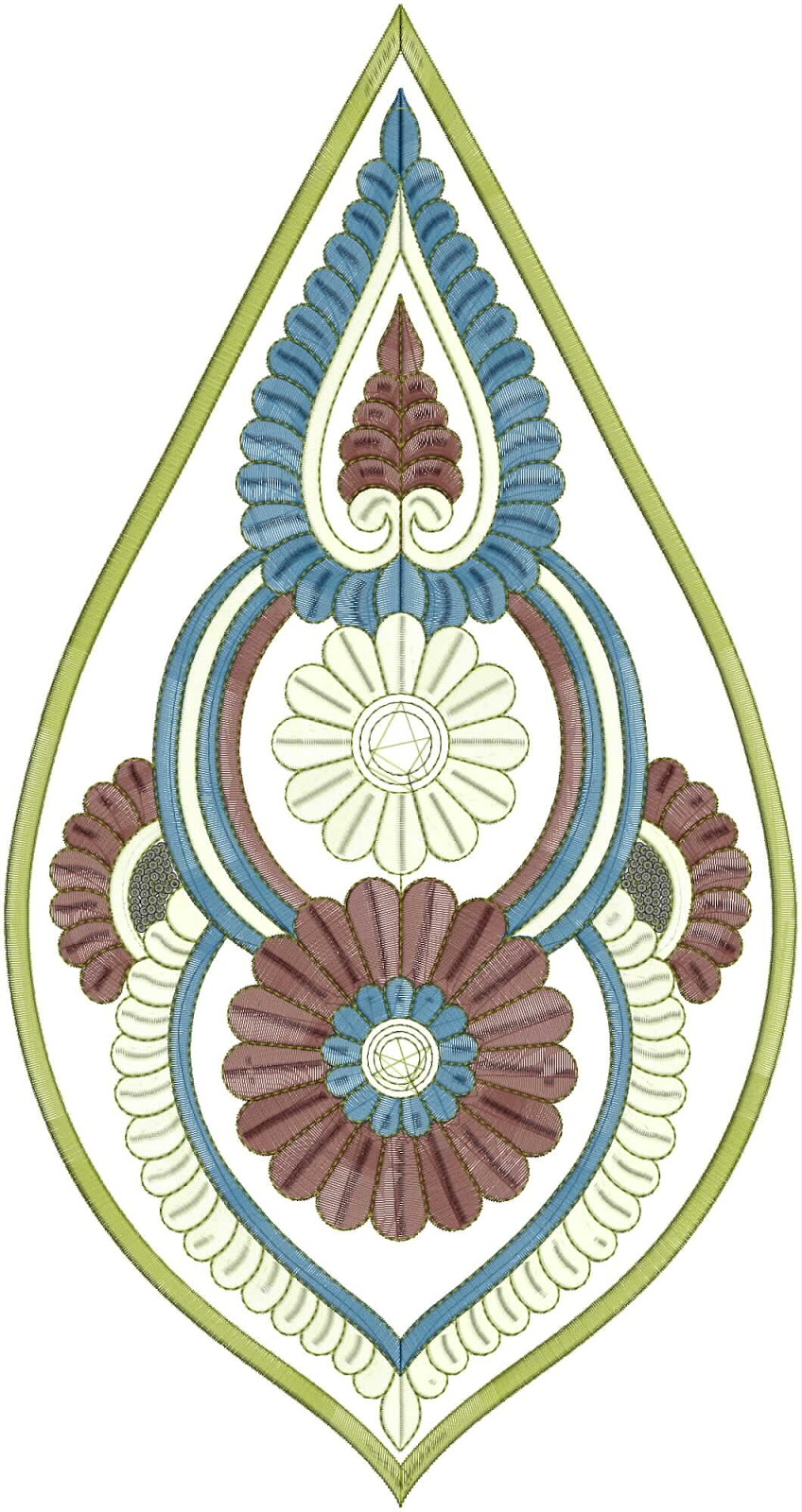 EmbDesignTube: Rangoli Patchwork Embroidery Designs