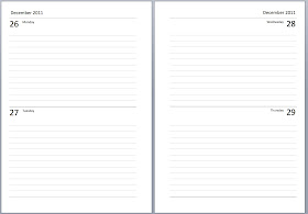 Philofaxy: A5 Undated Diary Layouts