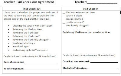 check it out!: School iPad Checkout Forms