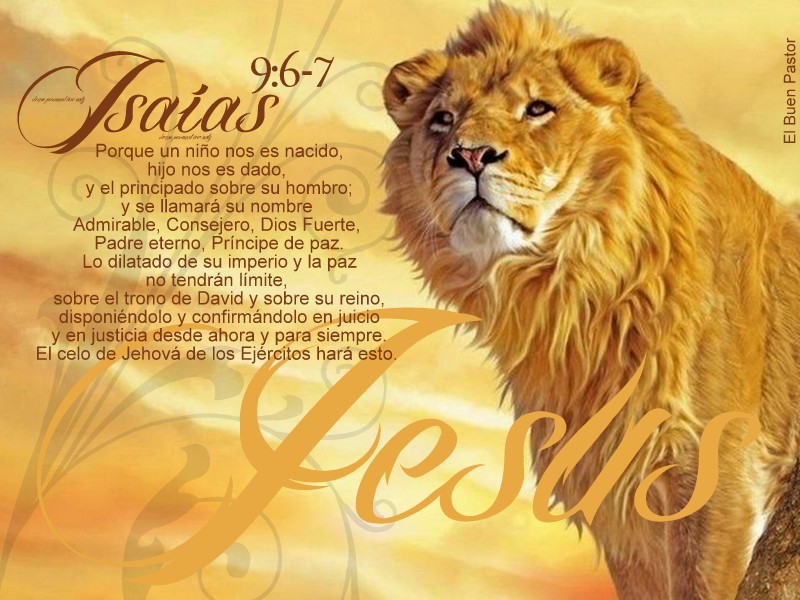 YO SOY EL BUEN PASTOR: Isaías 9:6-7