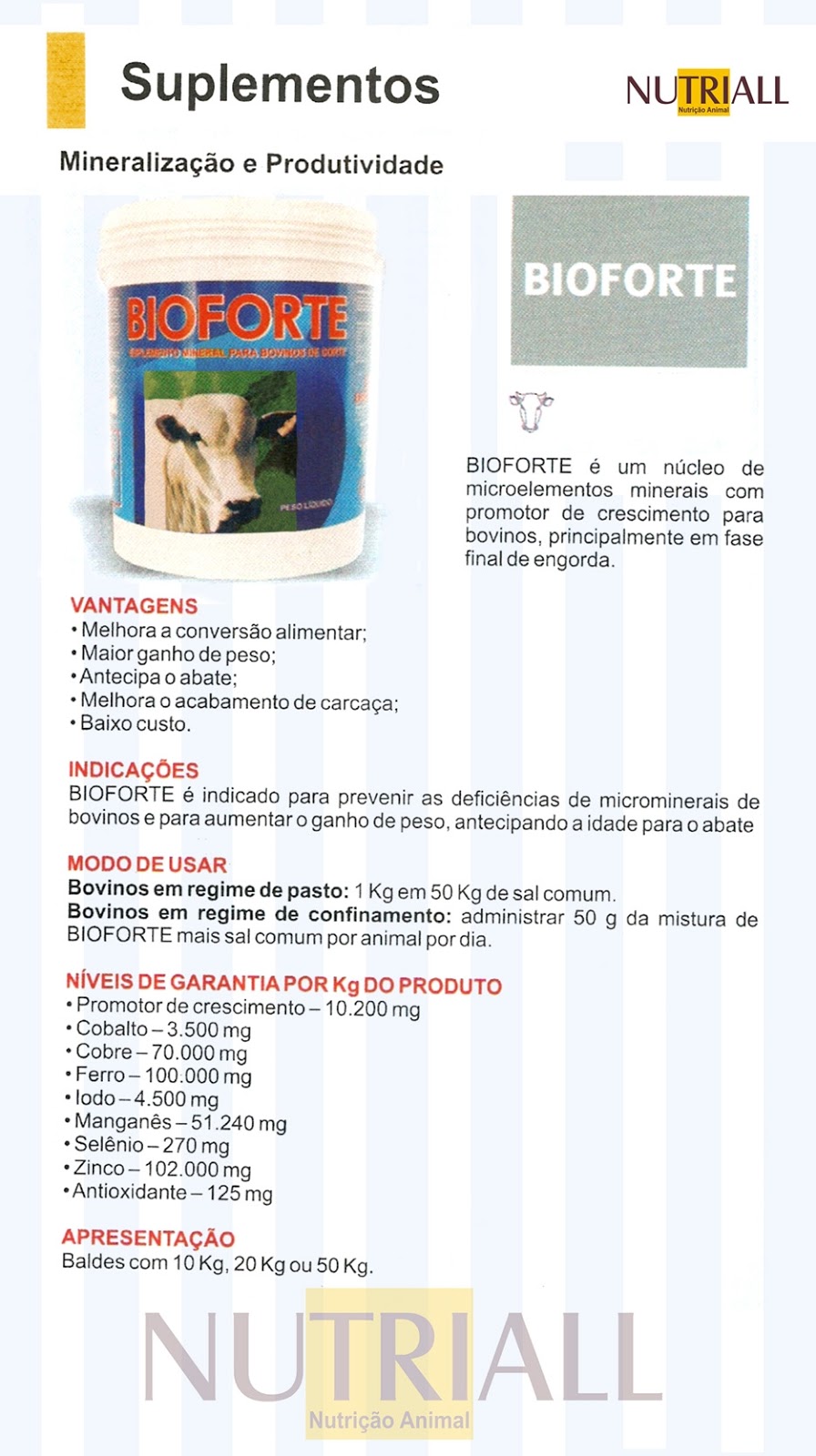 Nutrial Agropecuária - A mais de 11 anos oferecendo uma estrutura ...