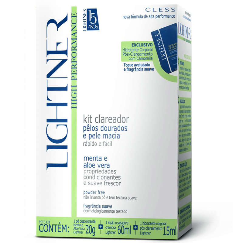 Autênticas Por Opção: Testei: Kit clareador de pêlos Lightner!