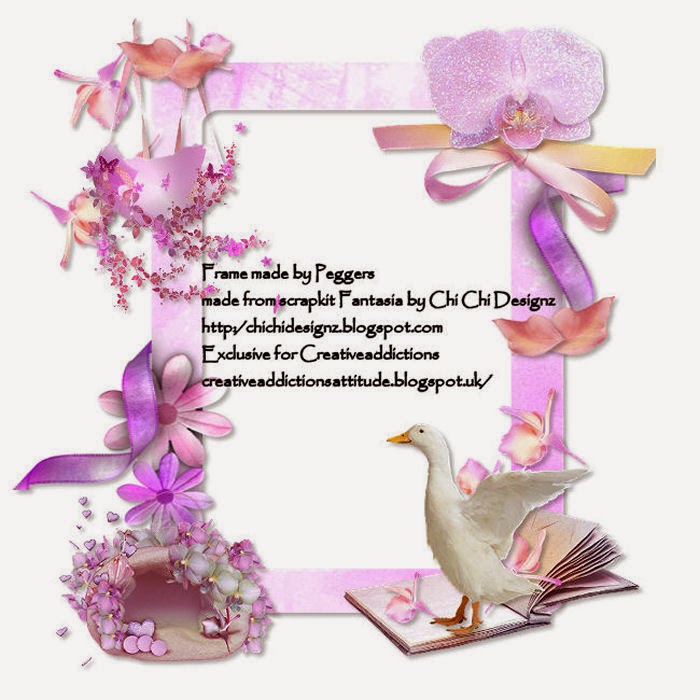 Creative Addictions Attitude: Spring Cluster Frames