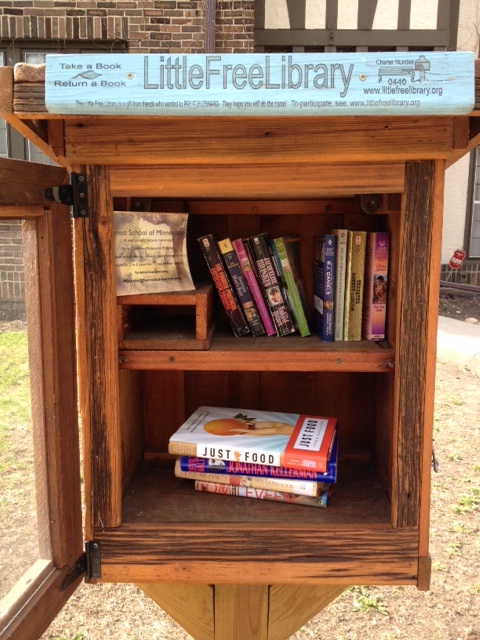 a year of minnesota nice: day 11 : donate a book to a little free library