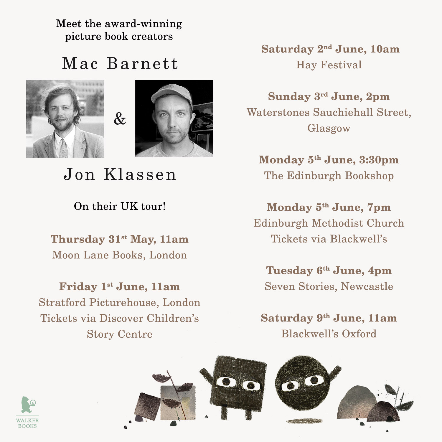 Picture Book Party: Meet award winning picture book duo Jon Klassen and ...