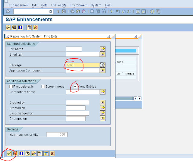 SAP TECH: Menu Exits