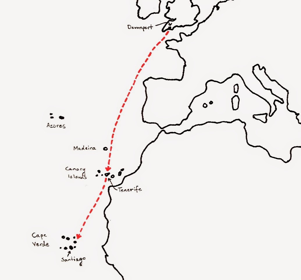 Reading "The Voyage of the Beagle": Chapter 1, pt3: Porto Praya