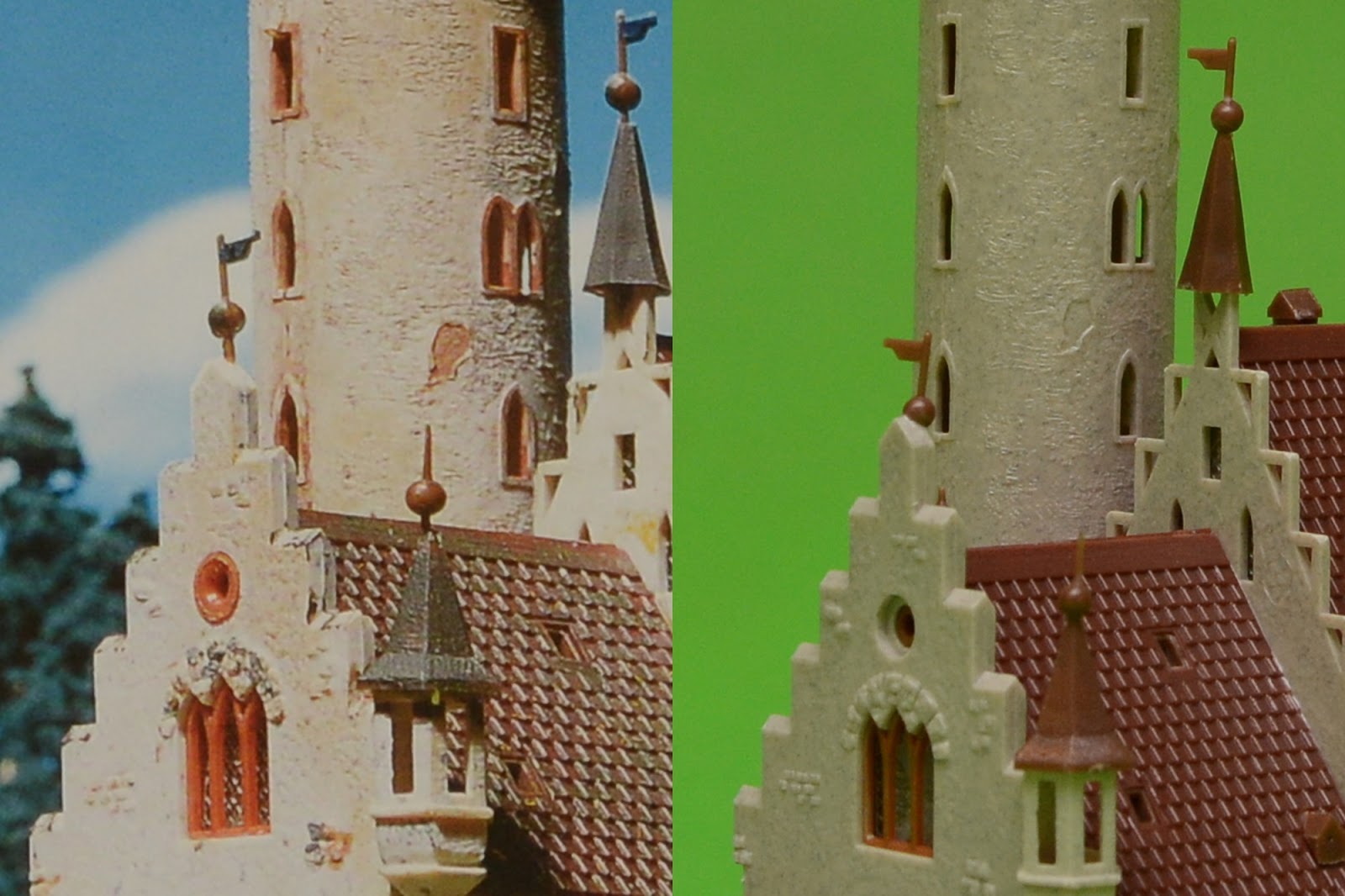 My Miniature Worlds: Faller 232242, N-scale moated castle