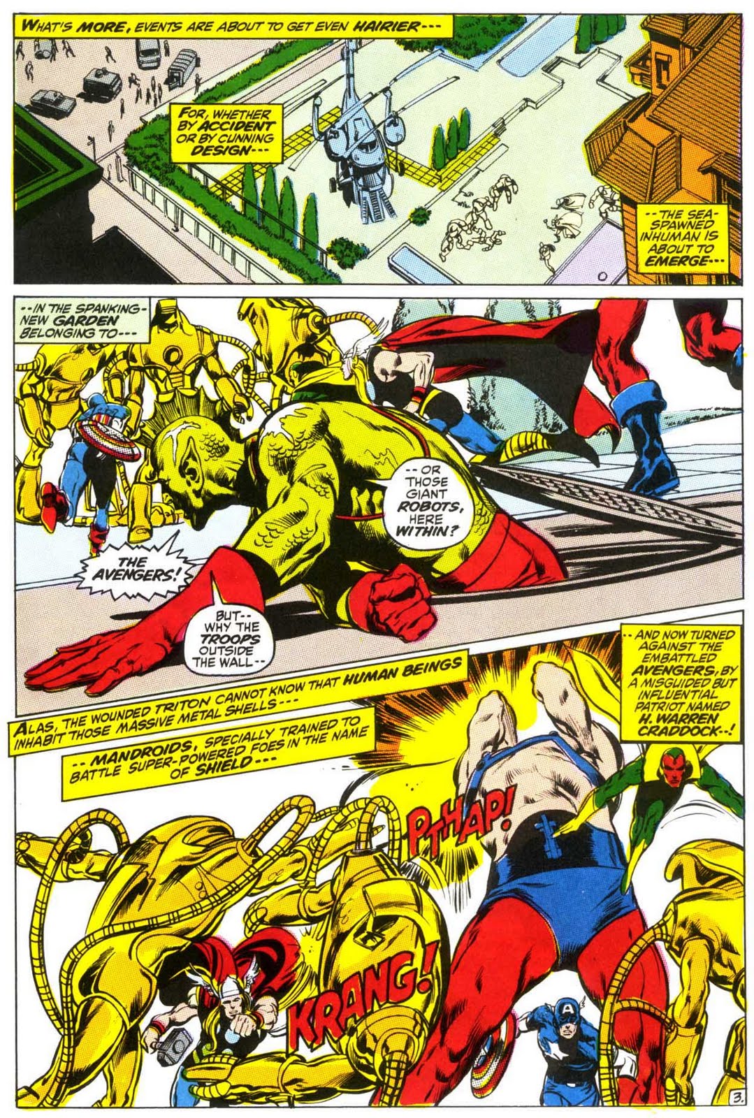 Pellucidar Offerings 3: Something Inhuman Avengers Tale By Neal Adams ...