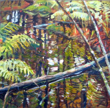 Candy Barr Artist: Vernal Pool with Log- #52511