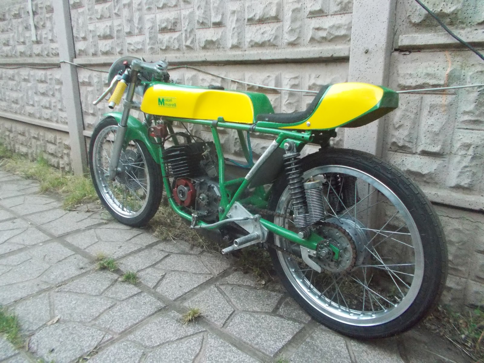 trasformazioni moto da corsa d'epoca: Minarelli/Verlicchi 50 cc Corsa corta