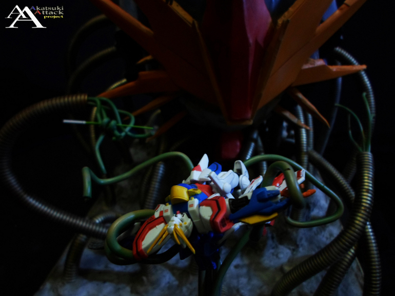 Project colony devil x god gundam diorama