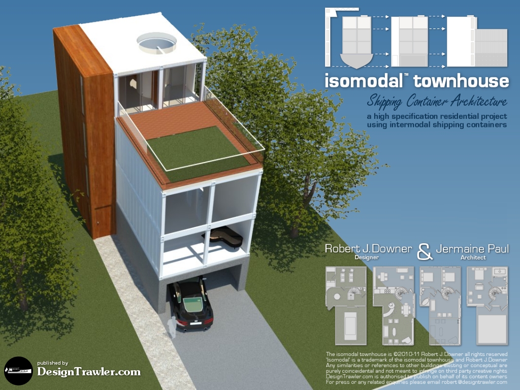 Design Trawler: Design Trawler's Container Townhouse for the BBC