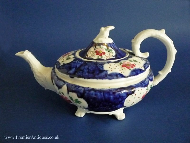 Premier Antiques: Gaudy Welsh Teapot